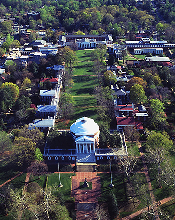 Ben Greenberg Photography Early Spring View of the Lawn, UVA